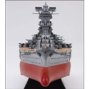Fujimi Model 1/700 Ship Next Series No.1 Japanese Navy Battleship Yamato (New Exhibition Base Specification), Color Coded, Plastic Model Ship NX1