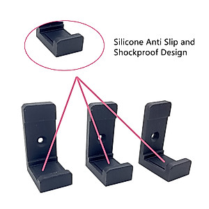 Onyehn Wall Mount Holder(Carbon Fiber) on Wall for PS4 Slim Console with Screws Mount Behind TV for PS4 Accessories (PS4 Slim)