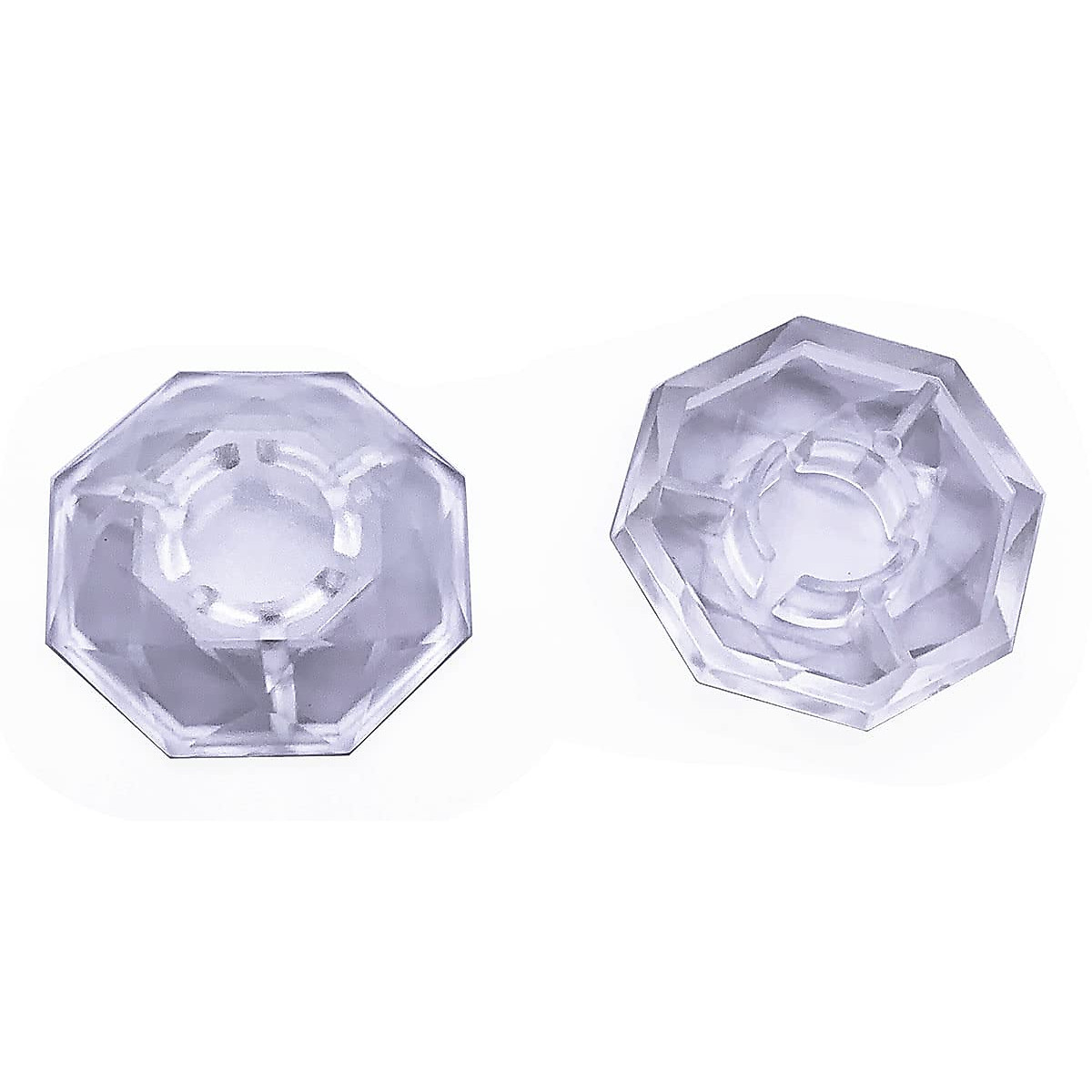 Jiayouy Clear Diamond Style Guitar Effect Pedal Footswitch Toppers Foot Nail Cap Protection Cap for Guitar Effect Pedal Protection Cap 16-Pack