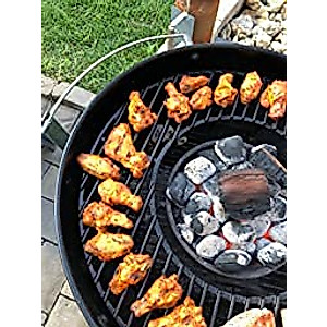 Votenli C883E Cast Iron Cooking Grid Grates Replacement for Weber 22.5 inches One-Touch Silver, Bar-B-Kettle, Master-Touch and One-Touch