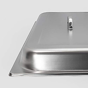 ExcelSteel Kitchenware Dinner Perfect for Banquets, Buffets, Parties 9-Quart Heavy Duty Rectangular Stainless Chafing Dish Set, 9 qt