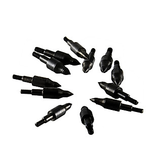 Excalibur Field Hunting Durable 11/32" Replacement Points for Crossbow Arrow Broadheads - 12 Pack, 150 Grain