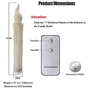 GMOND 12pcs Floating Candles for Halloween, Decorative Flameless Halloween Taper Candles Window Magic Floating Flickering Flameless Hanging Candles Halloween Candlesticks for Party