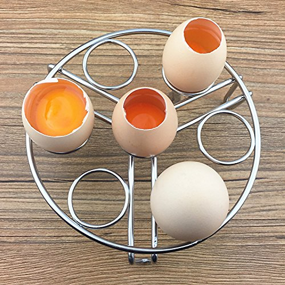 Stainless Steel Egg Steamer Rack for Instant Pot, Pressure Cooker, Boiling Pot. Stackable Steamer Trays 2 Pack Combo for Eggs and Food. Food Stainless Steamer Rack for Pot