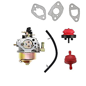 SAKITAM Carburetor & Primer Bulb Replaces for Mtd 951-14024A Lawn & Garden Equipment Engine Compatible with Huayi 178S & 178SA Carburetor