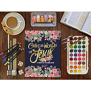 Color the Words of Jesus: A Christian Coloring Book