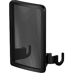 Elgato Pop Filter - Anti-Plosive Noise Shield Eliminates Pops and Hisses, Dual-Layer Steel Mesh with Magnetic Attachment Points, Custom Built for Elgato Wave:1/3, Black