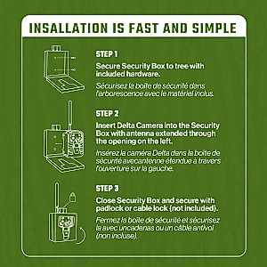 Moultrie Mobile Cellular Camera Security Box, 720p
