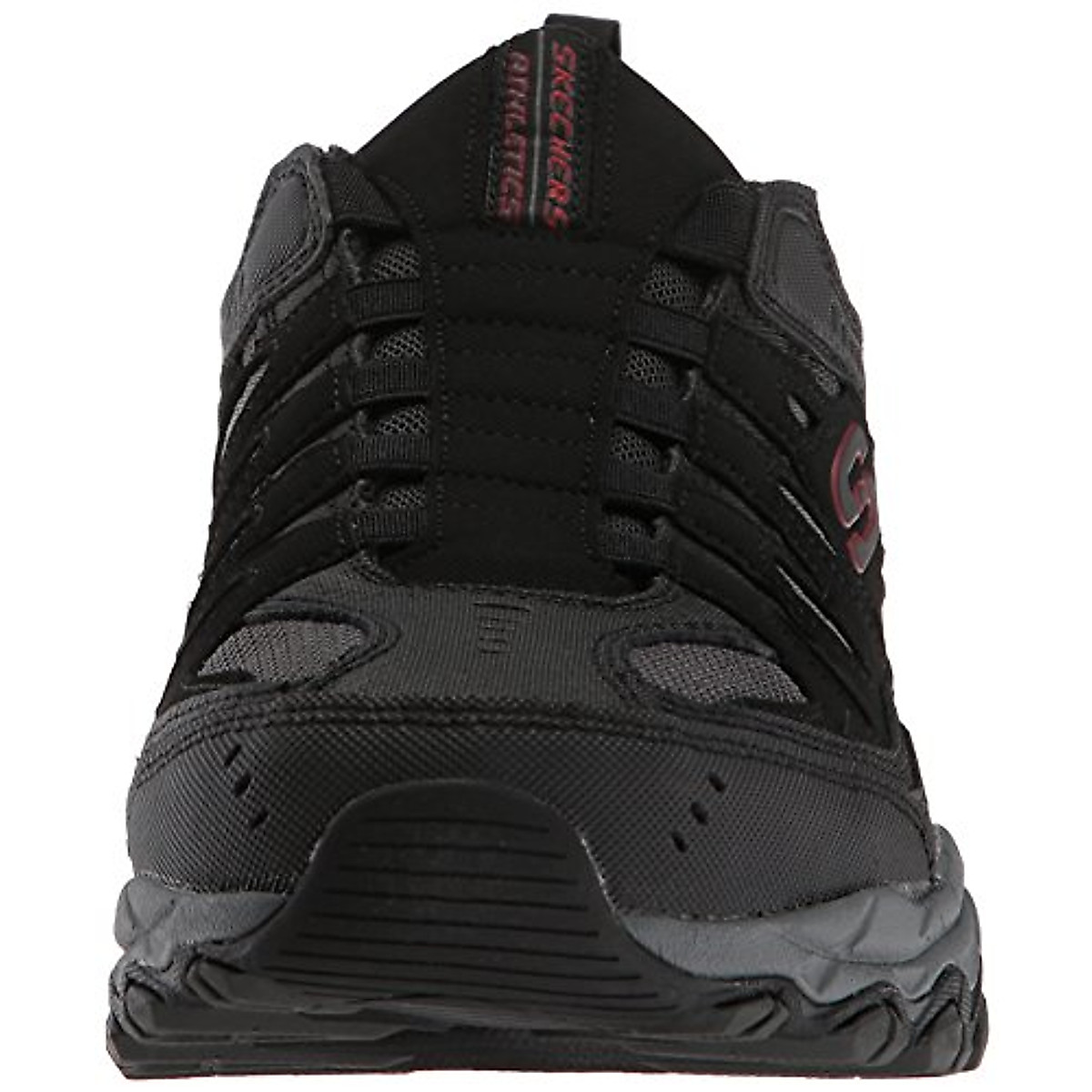 Skechers mens After Burn M. Fit Loafer, Black/Charcoal, 12 US, 51866-076