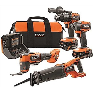 18V Brushless 4 PC Combo Kit
