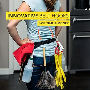 SupplyMaid Waterproof Professional Cleaning Apron. Designed for Pro Cleaners Like a Cleaning Caddy Around Your Waist