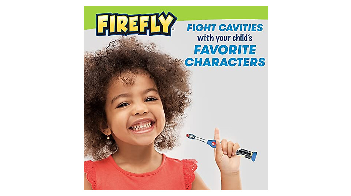 Firefly Avengers Light-Up Timer Toothbrush for Kids | Soft Bristles ...