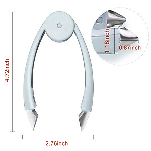 LIANGKEN Strawberry Huller Stem Remover, Potato Corer, Pineapple Corer, Tomato Corer, Fruits and Vegetables Eye Peeler, Stainless Steel Huller, Portable Kitchen Gadget.