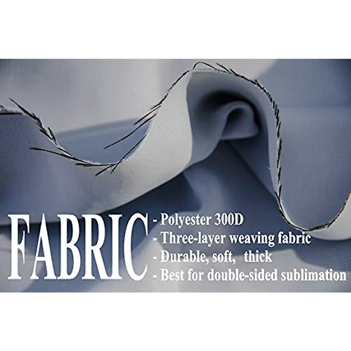 EZHVA 5 pcs 12x18Inch Double-Sided White Solid Sublimation Blank Polyester Flags DIY for Garden and Yard Blank Canvas Banner for Vinyl and Ink Sublimation Blanks 300D Polyester 3-Layer Weave Strands