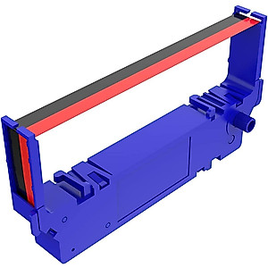 Bigger Compatible Ribbon Replacement for SP700 Printer Ribbon B/R Replacement for Star SP-700BR, RC-700BR, SP-712, SP-742 Ink Ribbon (Black and Red, 12-Pack)