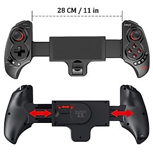 Megadream Wireless Android Game Controller for PUBG Fotnite, Key Mapping Gamepad Joystick for Samsung, HTC, LG, Google Pixel and More, Support 10 inch Tablet