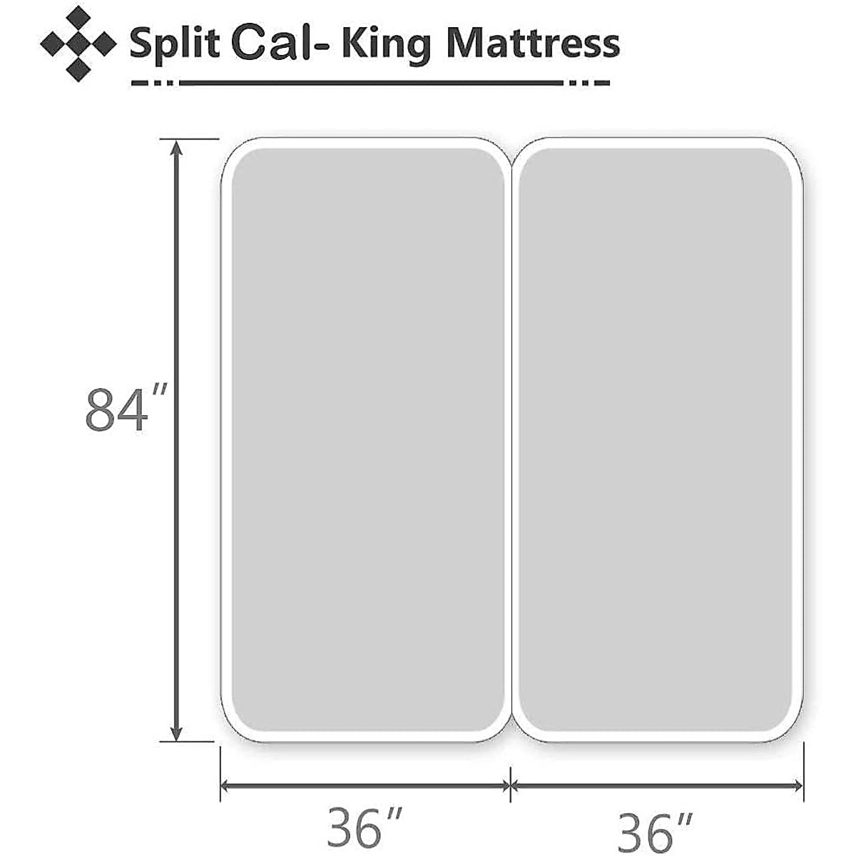 Split Sheet Set (5Pc) Split California King Sheets for Adjustable Beds 100% Egyptian Cotton 800 Thread Count Split California King Sheet Set, 21" Deep Pocket Adjustable Bed Sheets, Sage Solid