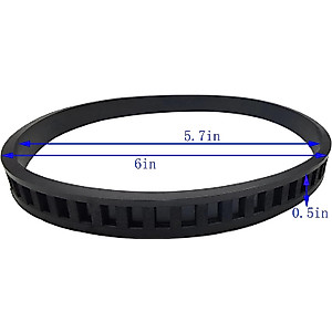 650721-00 Bandsaw Tires For Dewalt Band Saw Rubber Tires 514002079 A02807 DCS374 DWM120 More Band Saws model (2 Pack)