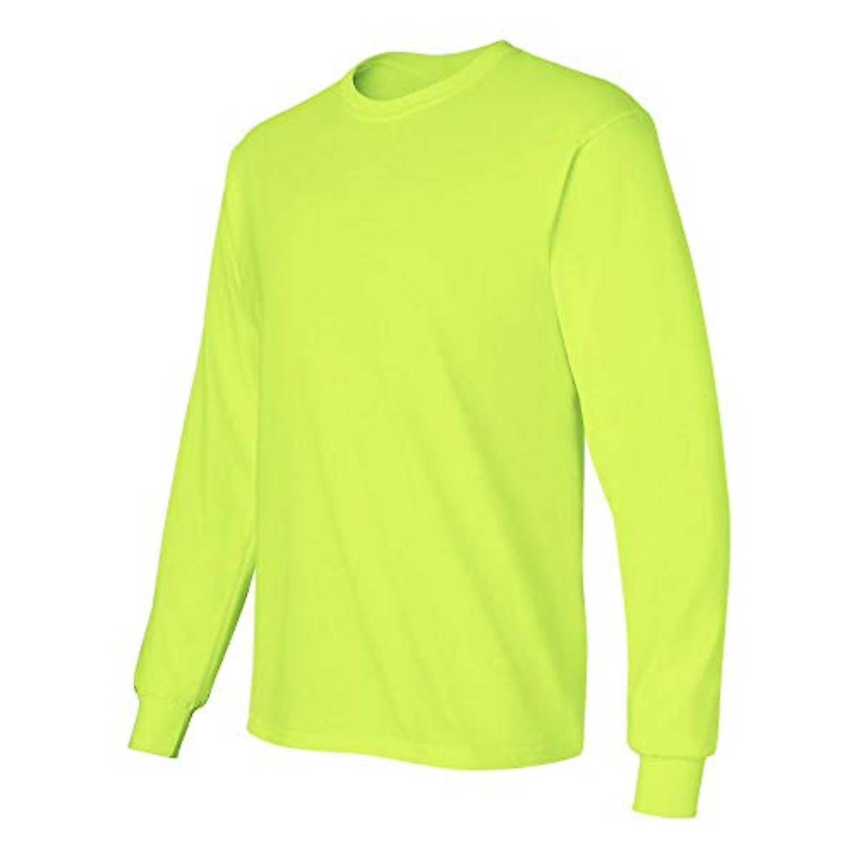 Fit In Basic Safety High Visibility Long Sleeve Construction Work Shirts for Men X-Large, Safety Green (3pk)