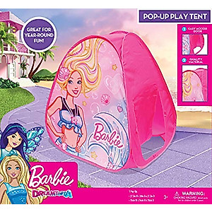 Barbie Dreamland Pop Up Play Tent – Pink Indoor Playhouse for Kids | Gift for Girls – Sunny Days Entertainment