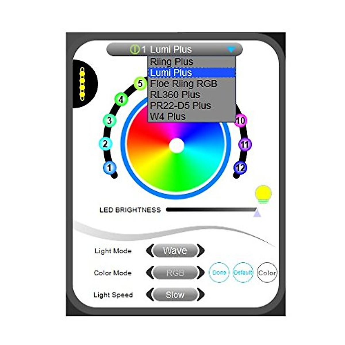 Thermaltake Pacific Lumi Plus 16.8 Million Colors Magnetic LED Strip 3 Pack CL-O014-PL00SW-A