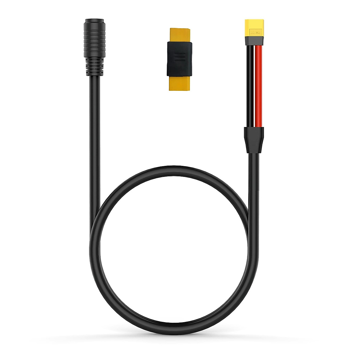 DC 7909 Female to XT90 Male ConnectorsAdapter Connect Solar Panel for Lipo Battery Pack Compatible Portable Power Station AC200P AC200MAX and Solar Generator 1M/3Ft