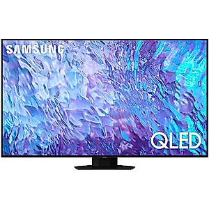 SAMSUNG 75-Inch 4K QLED Smart TV QN75Q80CAFXZA - Titan Black (Renewed)