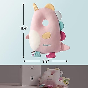 bc babycare Baby Head Protector Backpack, Toddler Infant Head Protection for Baby Walking,Adjustable Velcro Baby Backpack for Baby Crawling Back Safety Pad(Unicorn)