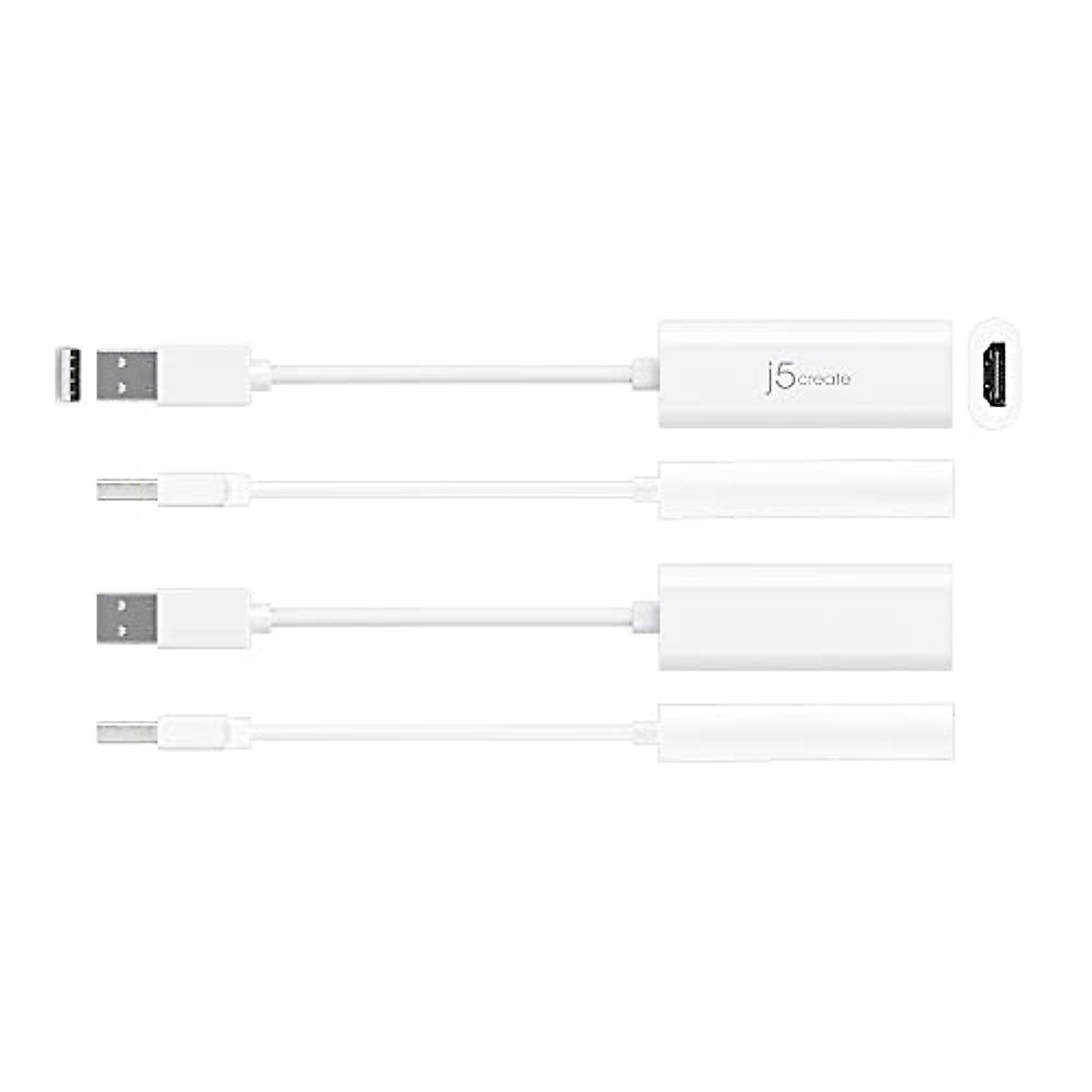 j5create USB to HDMI Display Adapter- USB to HDMI 1080P Cable Converter Adapter for Windows (JUA195)
