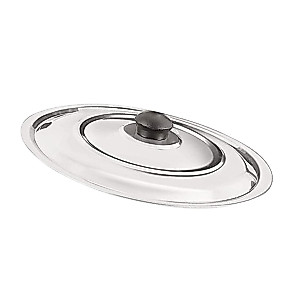 Satre Online and Marketing Small 7 Cavity Non-Stick Aluminium Heavy Induction Base Appam Pan With Steel Lid - Black,Silver,Red