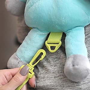 Travel Bug Toddler Character 2-in-1 Safety Harness (Dinosaur - Teal/Grey)