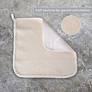 Paradiso Soft-Weave Terry Wash Cloths for Face and Body, Dual-Sided Gentle Cleansing and Exfoliating Washcloths, Machine Wash, White, 5 Count