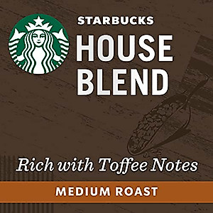 Starbucks by Nespresso Medium Roast House Blend Coffee (50-count single serve capsules, compatible with Nespresso Original Line System)