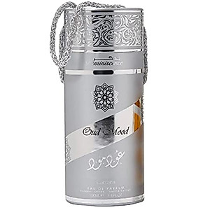 Lattafa Oud Mood Reminiscence for Unisex Eau de Parfum Spray, 3.4 Ounce