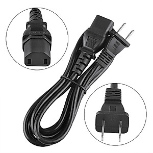 Jantoy AC in Power Cord Outlet Socket Cable Plug Lead Compatible with Artograph LED1000 LED 1000 Digital Art Projector