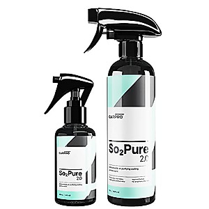 CARPRO SO2Pure 2.0 Odor Eliminator - Neutralize Odors, Cigarette Smoke, Exhaust, Chemical Smell or VOCs, Even Pet Smells from Car Fabric & Plastic, Use on Any Surface, Anywhere - 120mL (4oz)