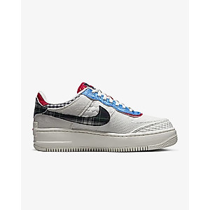Women's Air Force 1 Shadow - Size 7 US - Sail/Multi-Color-Classic Green