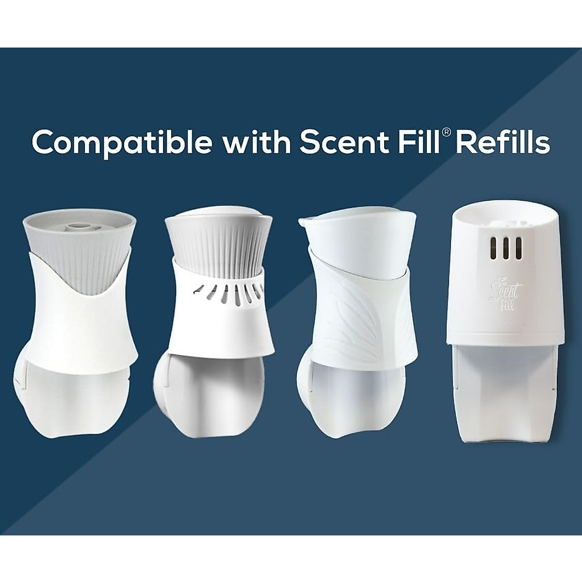 Scent Fill 100% Natural Fresh Peppermint Plug in Refills Air Freshener, Scented Oil Refills, 3 Refills