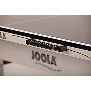 JOOLA Rally TL - Professional MDF Indoor Table Tennis Table w/ Quick Clamp Ping Pong Net & Post Set - 10 Minute Easy Assembly - Corner Ball Holders - Ping Pong Table w/ Playback Mode,