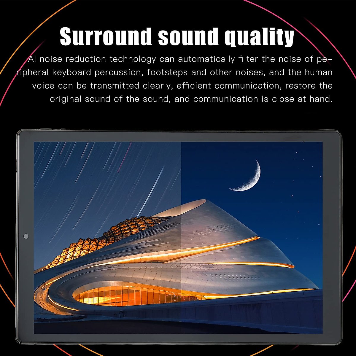 ASHATA Android Tablet 10 InAndroid Tablch, 8 Core, 4GB RAM 64GB ROM, 2.4G 5G Dual Band WiFi Calling Tablet Computer, 5MP 8MP Dual Camera, 5000mAh Battery, GPS BT (US Plug)