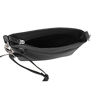 Eric Scott Baseball Stitch Crossbody Bag, Durable Premium Water-Resistant Fabric Baseball Stitch Small Crossbody Bag Easily Wipes Clean (7.5”W x 9" H)