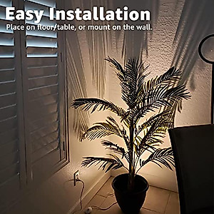 SUNVIE 2 Pack LED Up Lights Indoor Plant Spotlight, Accent Lights for Indoor Use Uplight, Warm White Floor Spotlight Lamp, 120V Spot Lights for Uplighting Accent Lighting, 5.9 FT Cord with Foot Switch