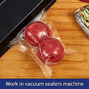 150 Vacuum Sealer Bags for Food,50 Pieces of Each Specification,Gallon 11"x16",Quart 8"x12",Pint 6"x10",Commercial Grade PreCut Bag,Heavy Duty,Great for vac storage,Meal Prep or Sous vide