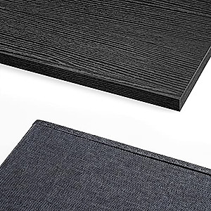 CubiCubi Dresser for Bedroom, Tall Kids Bedroom Fabric Dresser 5 Drawer Vertical Dresser Storage Tower Organizer Unit for Hallway Entryway Closets, Steel Frame Wood Top, Black Grey