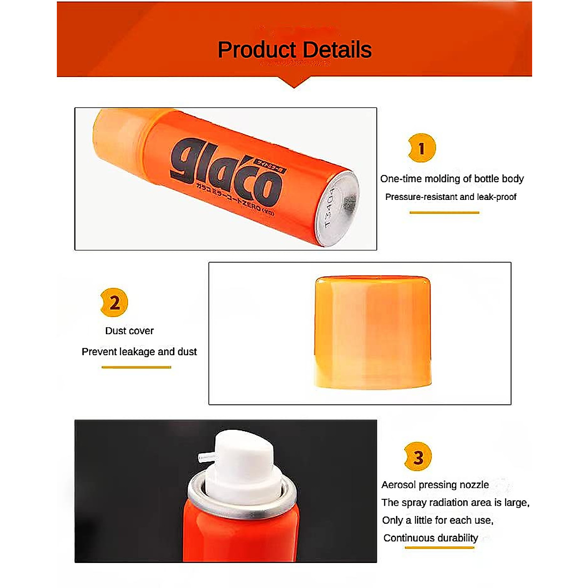 EMSUM Rainproof Spray for car Rear-View Mirror, Nano Coating Waterproof Agent, and rain Proof Cleaner for reversing Camera, with Lasting Waterproof Effect, Ensure Driving Safety in Rainy Days.