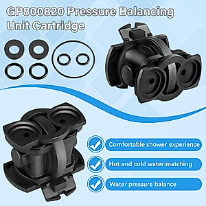 2 Pack GP800820 Pressure Balancing Unit Cartridge, Compatible With Kohler GP800820 Cartridge, Shower Cartridge Replacement, for Rite-Temp Shower Valve and K-304, K-11748 Platforms