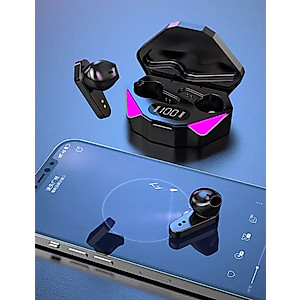 Wireless Bluetooth Gaming Earbuds, Magnetic Case, Phone Compatible