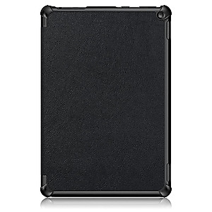 EpicGadget Case for Amazon Fire HD 10 / Fire HD 10 Plus (11th Generation, 2021 Released) - Lightweight Tri-fold Stand Auto Wake/Sleep Folio Cover Case + 1 Screen Protector and 1 Stylus (Black)