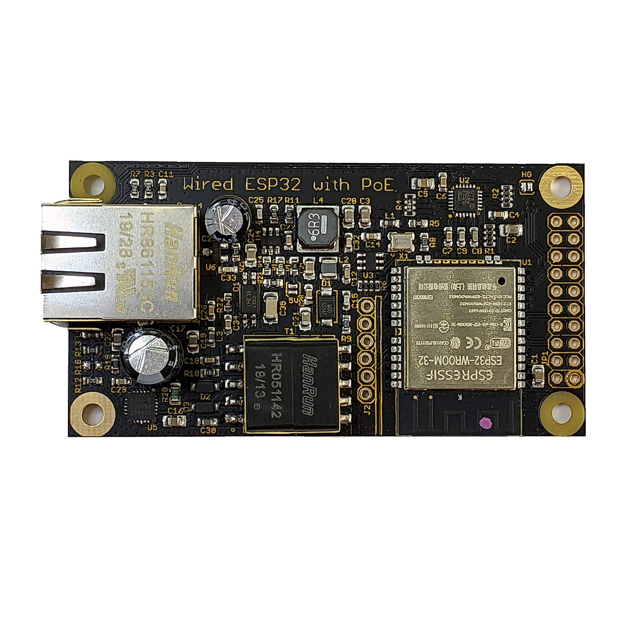 wESP32 - ESP32 with Isolated Ethernet and 13 W IEEE 802.3at Power Over Ethernet