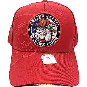 US Marine Corps Official Licensed Embroidered Emblem Baseball Cap Hat (MARINES-2)